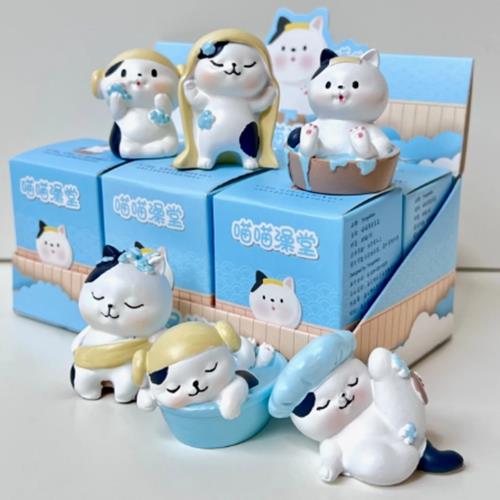 Hot Springs Cats Blind Box Figure - 6 Bathing Designs – Kawaii Co.