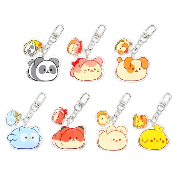 Anirollz Acrylic Keyring – Kawaii Co.